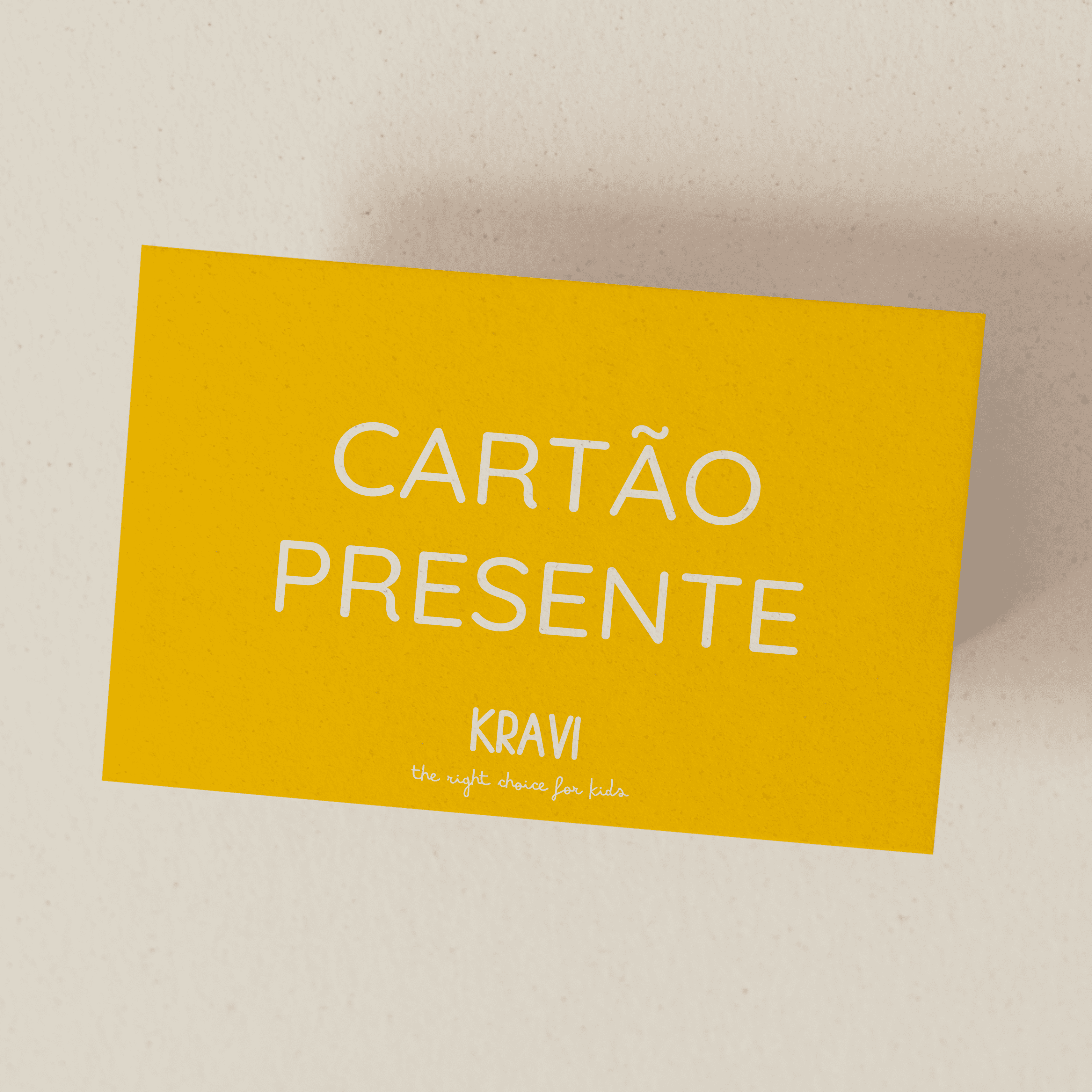 Cartão presente – KRAVI | the right choice for kids